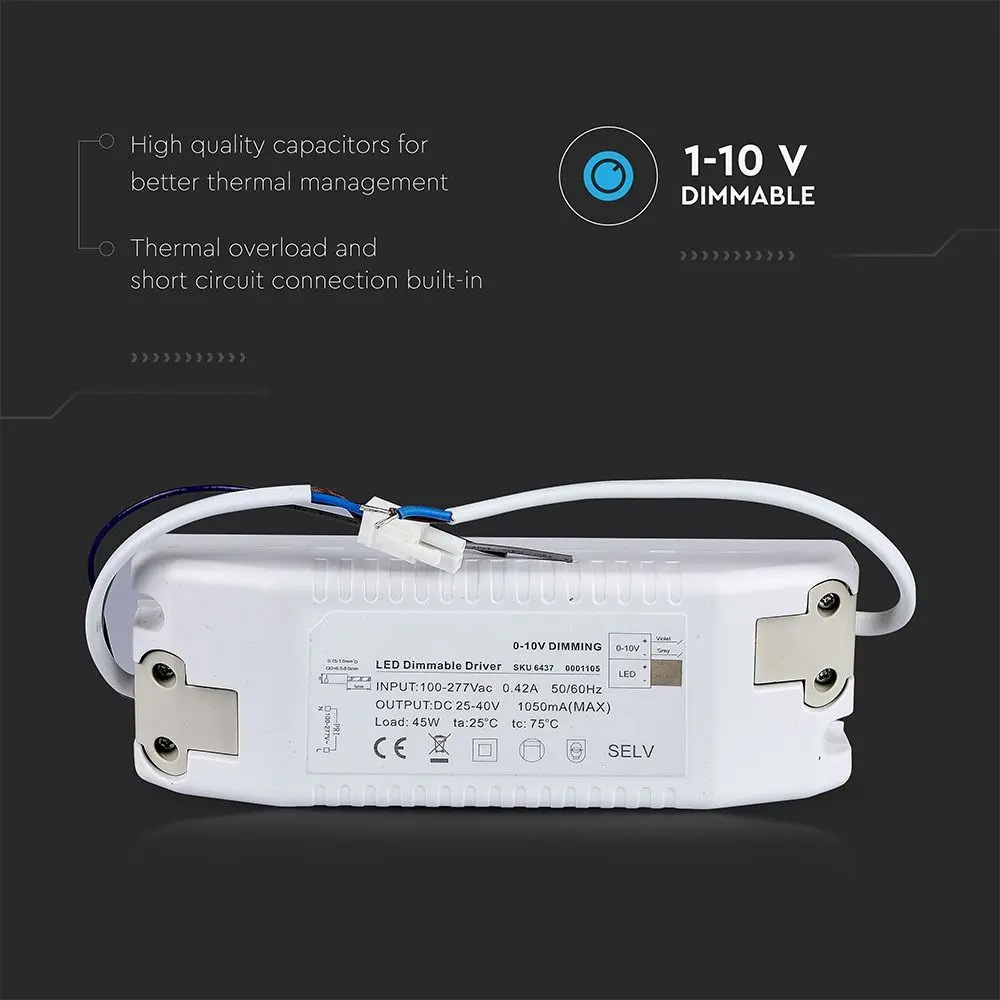 Driver Dimabil de 45W pentru Panou LED - dienergy.ro